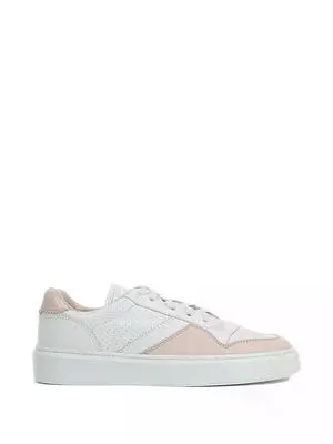 DOUCAL'S Panelled Leather Sneakers