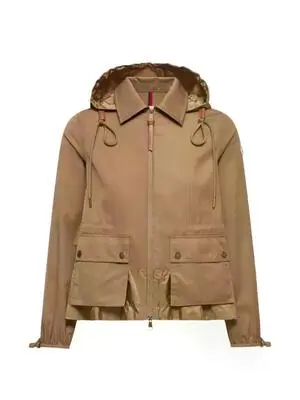 Moncler Hooded Front-pocket Jacket - Neutrals