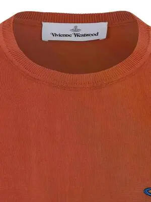VIVIENNE WESTWOOD Orb Crew-neck T-shirt - Orange