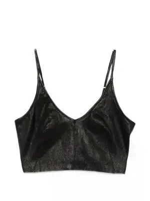 Rick Owens V-neck Top - Black