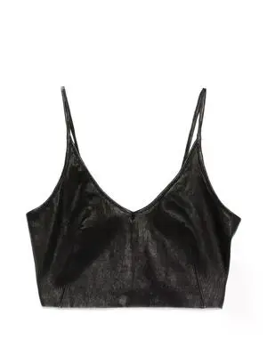 Rick Owens V-neck Top - Black