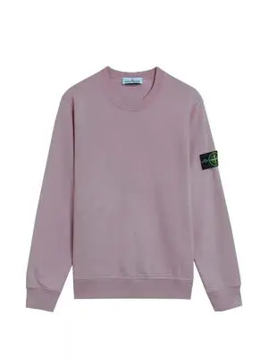 Stone Island Logo-patch Sweatshirt - Purple