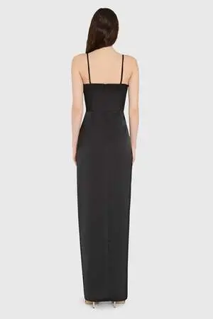 Amanda Uprichard Lyra Maxi Dress - Black