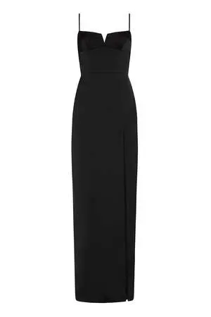 Amanda Uprichard Lyra Maxi Dress - Black