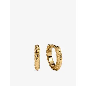 Monica Vinader Heirloom Mini Huggie Earrings - Gold