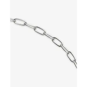 Monica Vinader Oval Link Charm Necklace