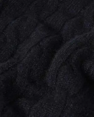 Johnstons Of Elgin Calder Cable Cashmere Jumper - Grey