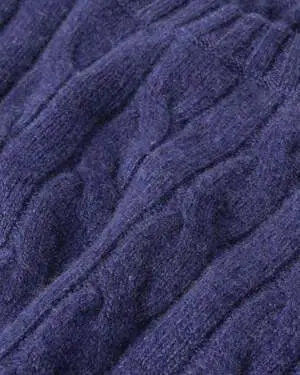 Johnstons Of Elgin Calder Cable Cashmere Jumper - Grey