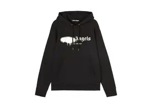 Palm Angels Las Vegas Sprayed Hoodie - Black/white