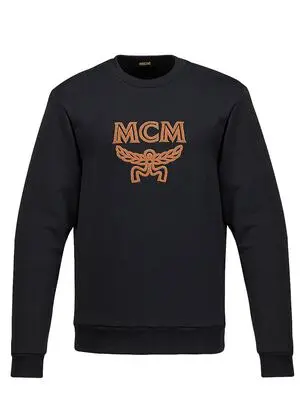 Mcm Classic Logo Crewneck Sweatshirt
