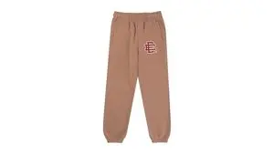ERIC EMANUEL Ee Basic Cuff Sweatpant - Light Brown/brick Red