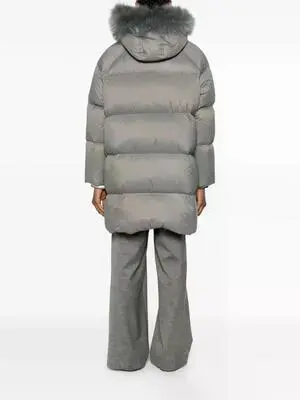 YVES SALOMON Shearling Trimmed Down Coat