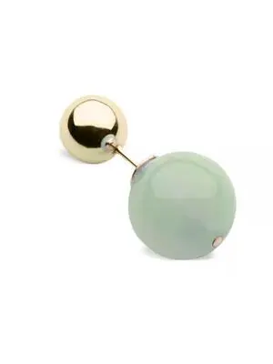 LUMINOUS 27 Bolas Duo Aventurine Earring - Gold