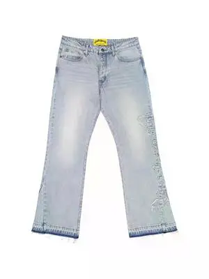GODSPEED Og Logo Flared Denim Jeans - Blue