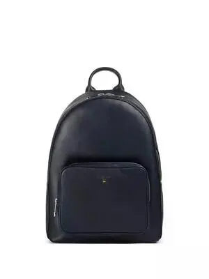 DOUCAL'S Top-handle Leather Backpack - Blue