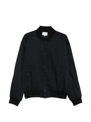 Maison Kitsuné Buttoned Bomber Jacket - Blue