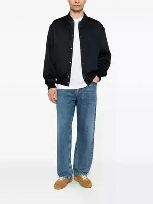 Maison Kitsuné Buttoned Bomber Jacket