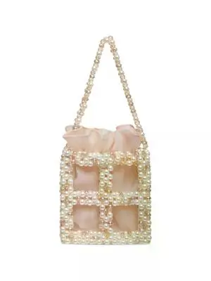 0711 TBILISI Tekla Beaded Bucket Bag