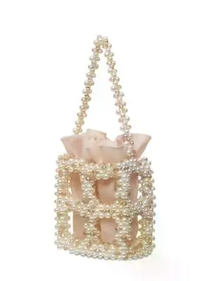 0711 TBILISI Tekla Beaded Bucket Bag