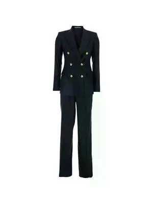 Tagliatore Double-breasted Suit - Black