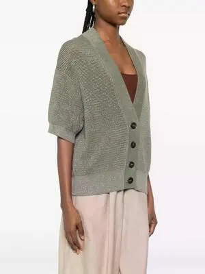 Brunello Cucinelli Button V-neck Cardigan