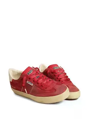 GOLDEN GOOSE Soul Star Suede Sneakers - Red