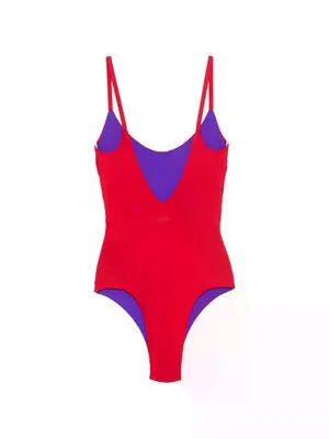FISICO Crew-neck One-piece Swimsuit