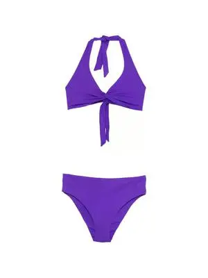 FISICO Tie-detail Bikini - Purple