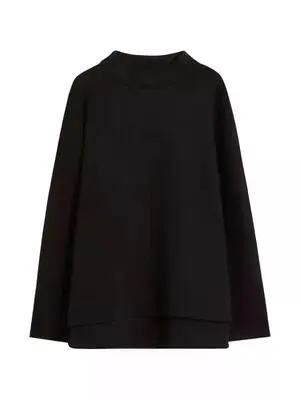 Max Mara High Neck Top - Black