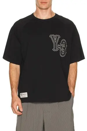 Y3 El5 Gfx Tee - Black