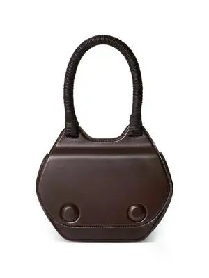 LEMAIRE Braided-handle Tote Bag - Brown