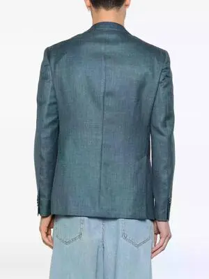 LUIGI BIANCHI Buttoned Single-breasted Blazer