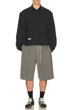 SONG FOR THE MUTE Double Pleated Shorts