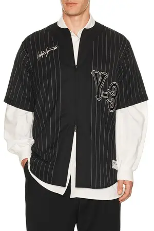 Y3 Elite 5 Baseball Jersey - Black