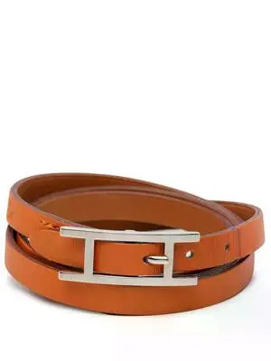 Hermès 2007 Behapi Double Tour Bracelet - Brown