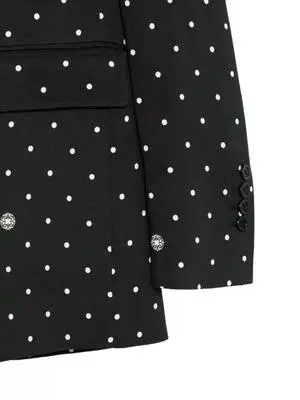 Elie Saab Polka-dot Double-breasted Blazer