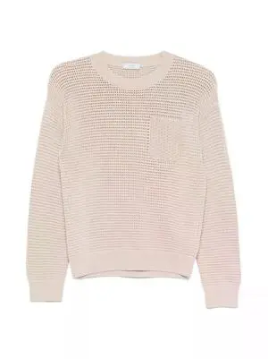 Peserico Open-knit Sweater - Neutrals
