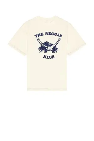 NICHOLAS DALEY Reggae Klub Tee In Cream