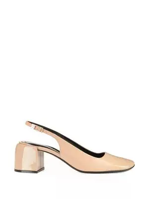 SERGIO ROSSI Convex Square-toe Pumps
