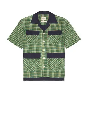 NICHOLAS DALEY Aloha Shirt In Green