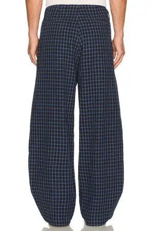 NICHOLAS DALEY Wide Leg Pleated Trouser