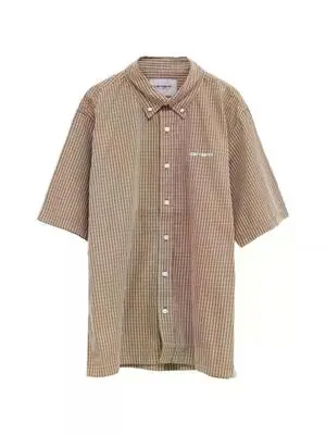 Carhartt Work In Progress Groff Checked Shirt - Brown