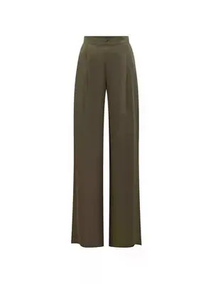 Max Mara Msecono High-waisted Wool Trousers