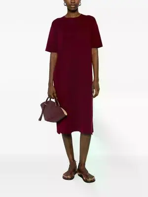 Eric Bompard Round-neck Midi Dress