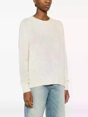 Eric Bompard Seamless Round-neck Sweater