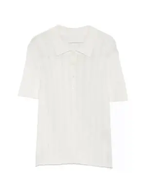 Eric Bompard Ribbed Polo Shirt