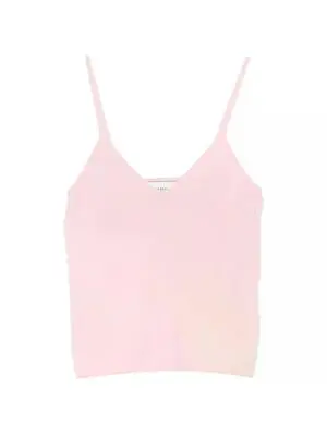 Eric Bompard V-neck Strappy Tank Top - Pink