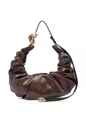 DIESEL L Grab-d Gathered Shoulder Bag - Brown