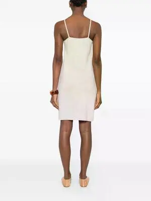 Eric Bompard Strappy V-neck Dress