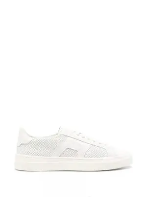 Santoni Perforated Lace-up Sneakers - Neutrals